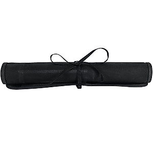 JOINDO Knife Roll Bag, Chef’s Knife Roll Bag, Heavy Duty Chef Knife Roll Bag with 6 Slots, Waxed Canvas Knife Bag Roll, Knife Pouch Holder for Home Kitchen Travel Camping