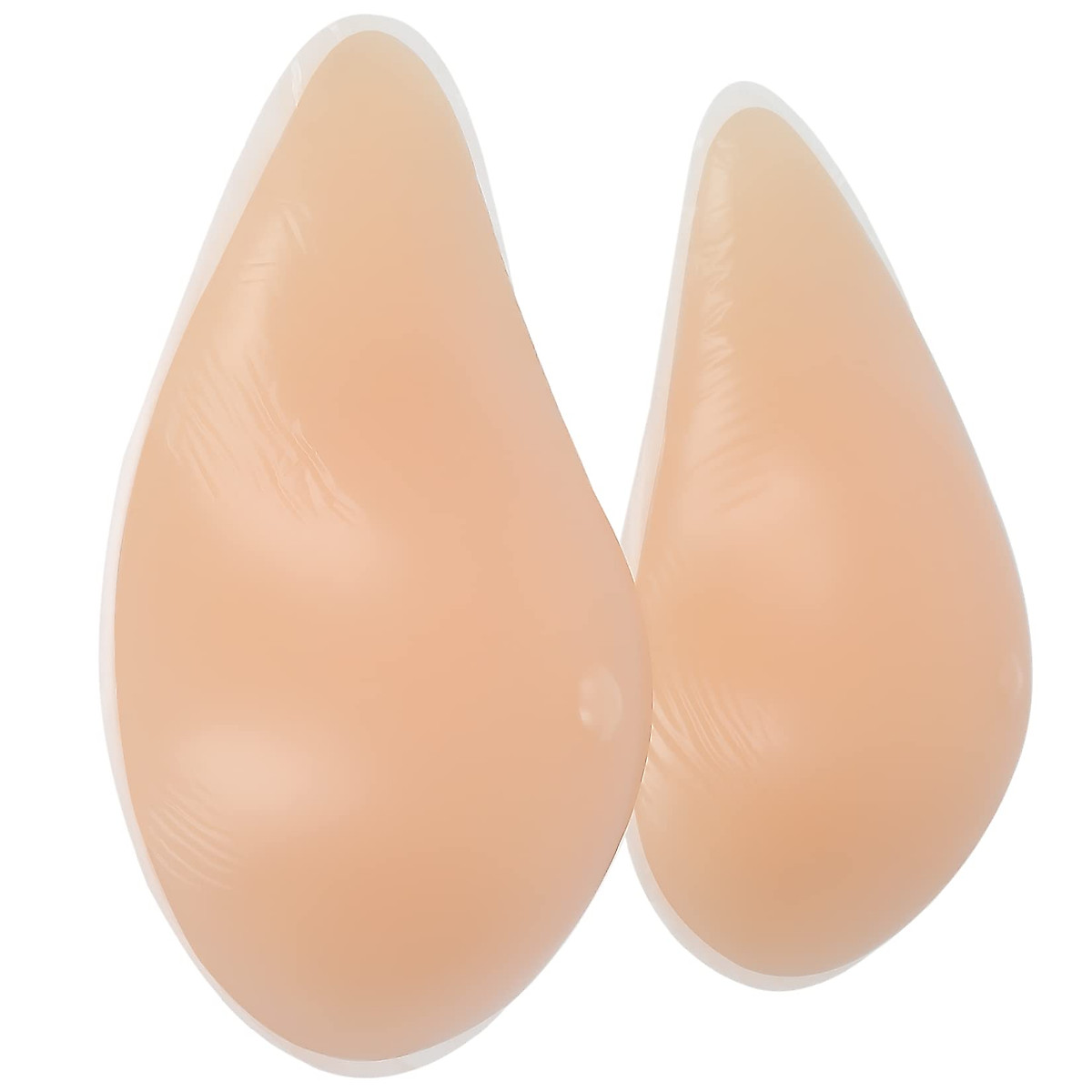Vollence One Pair A Cup irregular Silicone Breast Forms Women Mastectomy Prosthesis Concave Bra Pad