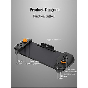 DOBE FOMIS ELECTRONICS TNS-19252 switch controller Plug and Play for N- Switch Charge and Play Games at Same time with six-axis Gyroscope Gravity Sensing Dual-Motor Vibration (19252)