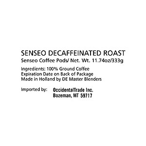 Senseo Coffee Pods - 48 Pods - Different Flavor - Imported From Netherlands (Decaffeinated, 144)