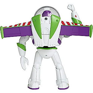 Disney Pixar Toy Story 4 Blast-Off Buzz Lightyear Figure, 7 in / 17.78 cm-Tall, with Lights, Phrases, Sounds and Pop-Out Wings, Gift for Kids 3 Years and Older [Amazon Exclusive]
