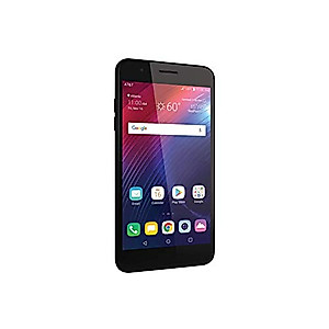 LG Phoenix Plus K30 / LM-X410AS 16GB AT&T Unlocked Smartphone (Black) (Renewed)