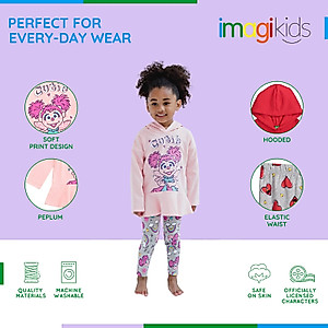 Sesame Street Elmo Infant Baby Girls Fleece Hoodie & Leggings Elmo 18 Months