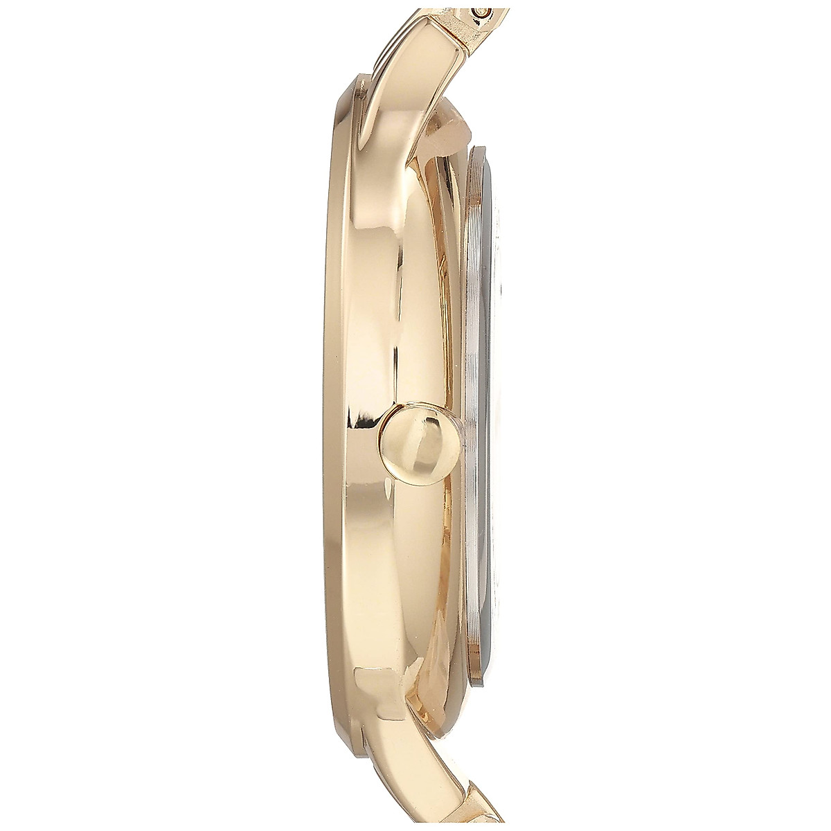 Nine West Women Japanese Quartz Dress Watch with Metal Strap, Gold, 12 (Model: NW/2336GNGB)