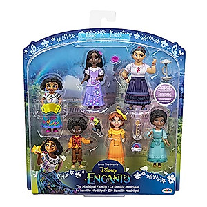 Disney Encanto Doll Figures, The Madrigal Family 6-Pack Set Each with an Accessory - Great to Play with The Casa Madrigal