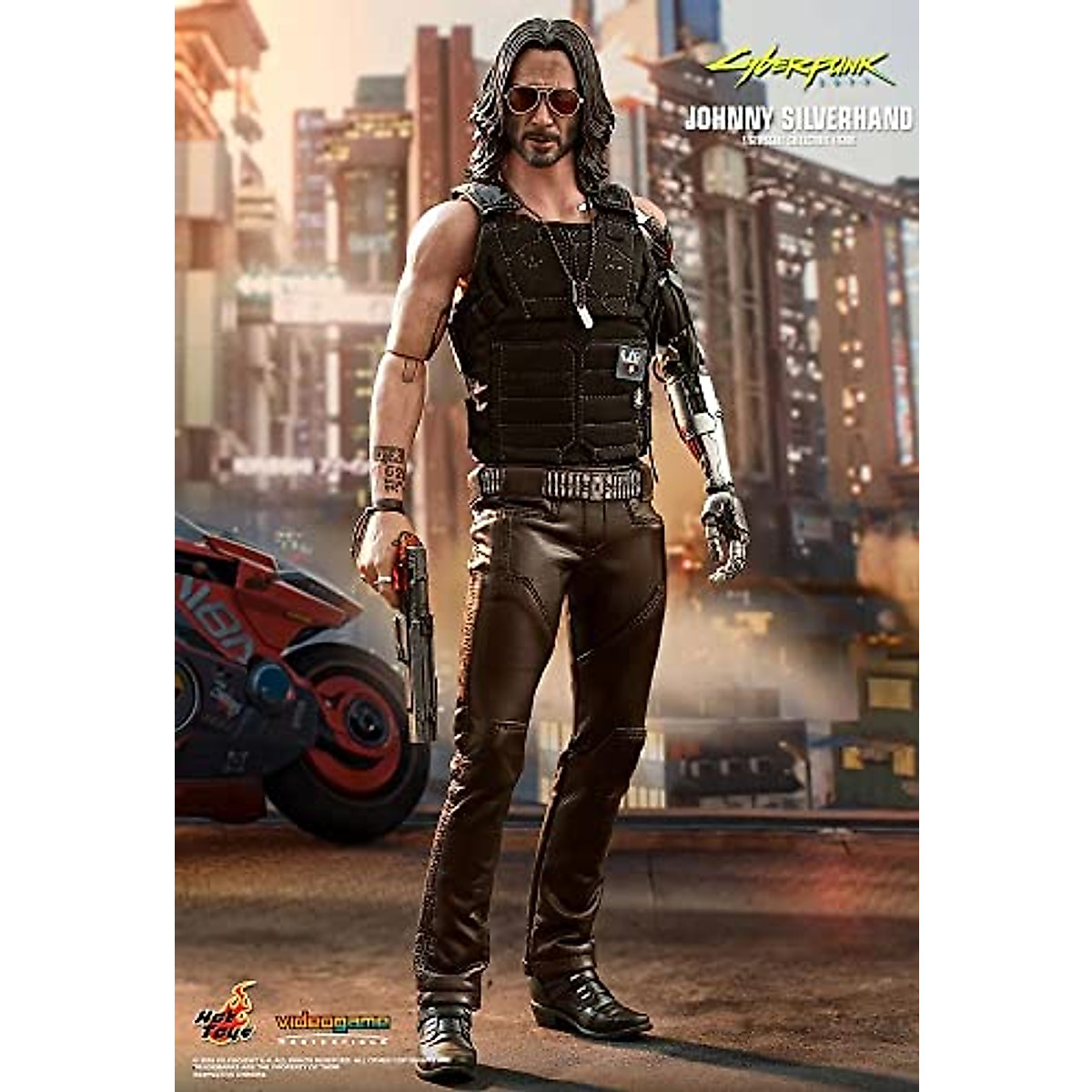 Hot Toys 1:6 Johnny Silverhand - Cyberpunk 2077, Multicoloured