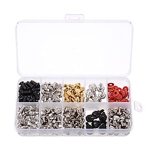 DShanLa 300pcs Personal Computer Screw Standoffs Set Assortment Kit for Hard Drive Computer Case Motherboard Fan Power with Box DShanLa