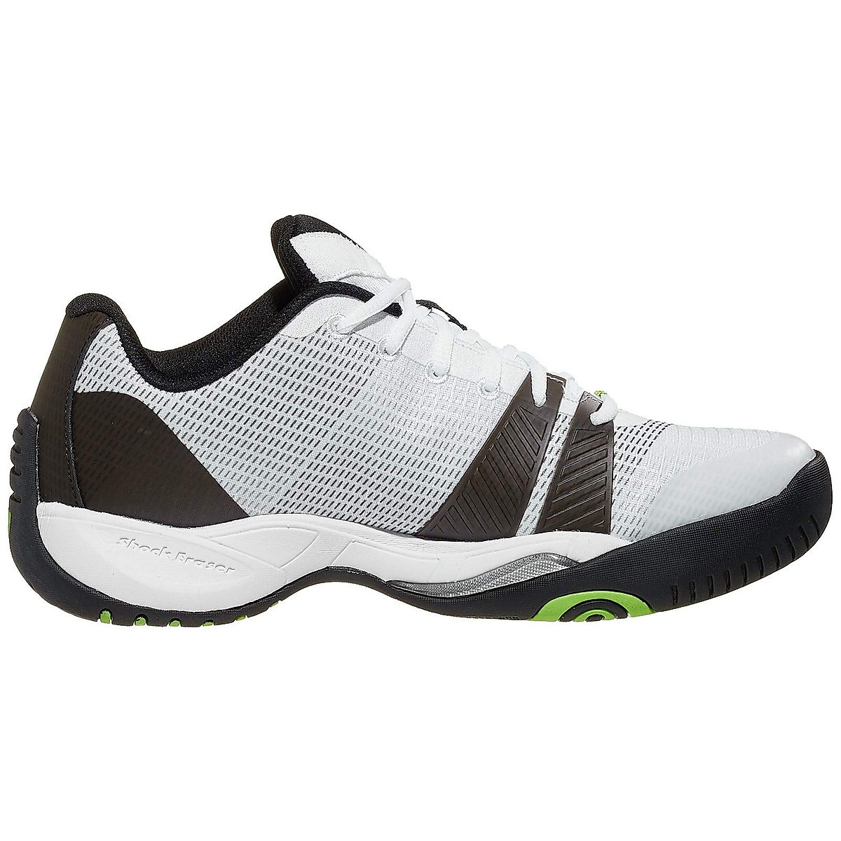 Prince T22.5 White/Green/Black Men's 10.0