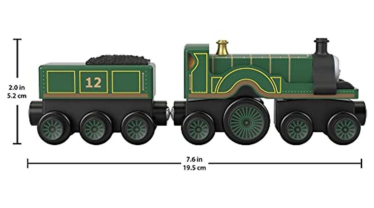 Thomas & Friends Wooden Railway Emily Toy - Push-Along & Eco-Friendly