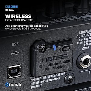 Boss BT-Dual Bluetooth Audio MIDI Dual Adapter