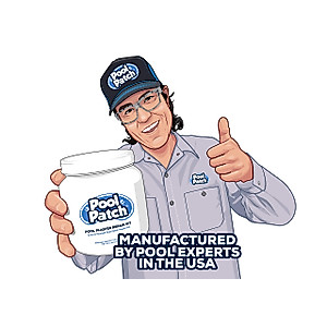 Pool Patch White Pool Plaster Repair Kit, 10-Pound, White