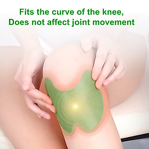 SHIFAKOU Knee Joint Patch, Natural Ingredients Knee Care Patches, Herbal Patch for Knee Joint Care, Long Lasting Care of Knee Joint Uncomfortable -1 Bags/12 Pcs