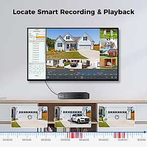 Hiseeu 8 Channel DVR 5MP Digital Video Recorder Advanced CCTV DVR for Security Camera,IPC/AHD/TVI/CVI/Analog 5 in 1 Hybrid Digital Video Recorder, Easy Remote Access,No Monthly Fee, No Hard Drive