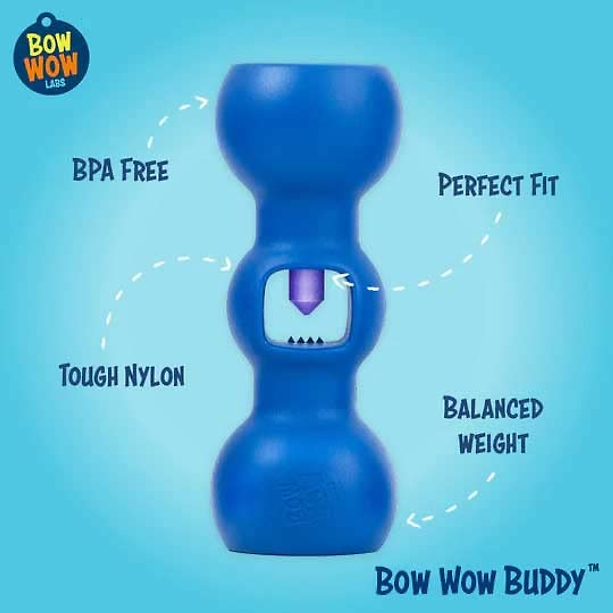Bow Wow Labs Bow Wow Buddy Safety Device - Bully Stick Holder for Dogs (M)
