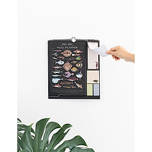 Grupo Erik Fishes By Charles Dessalines Wall Calendar 2024 | Monthly Planner 16 Months Sep 2023 - Dec 2024 | 11.8 x 13.4 inches / 30 x 34 cm | Cute Stationery | With Stickers/Pen/Shopping List