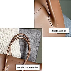 EDIWER Tote Handbag for Women Casual Work Bag Water Resistant Top Handle Bag Large Capacity Shoulder Satchel for Travel