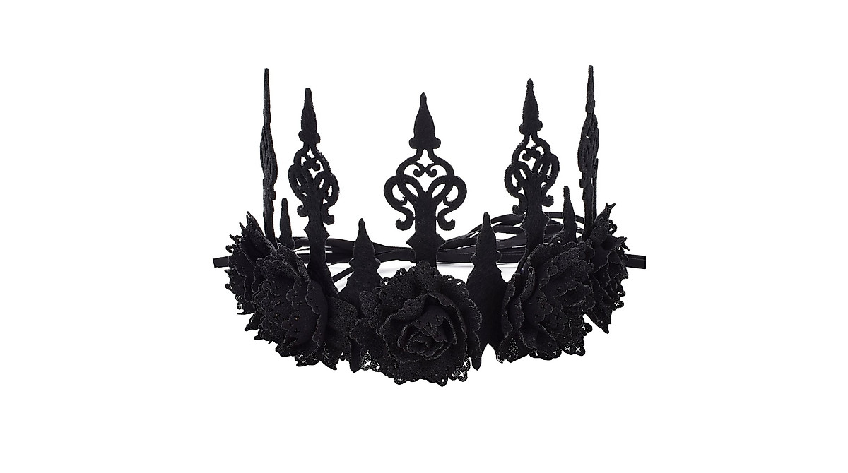 Stunning Floral Fall Rose Crown for Festivals & Weddings