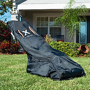 Lawn mower Cover,Heavy Duty with Extreme Waterproof Protection. Rugged, Flexible Oxford Fabric with Eco-Friendly PU Coating. Upgraded Protective Reflective Strip with Water Proof Strip at Seam