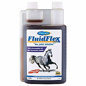 Farnam Fluidflex Liquid Joint Supplement for Horses, Helps Maintain Healthy Hip & Joint Function, 32 Ounces 32 Day Supply