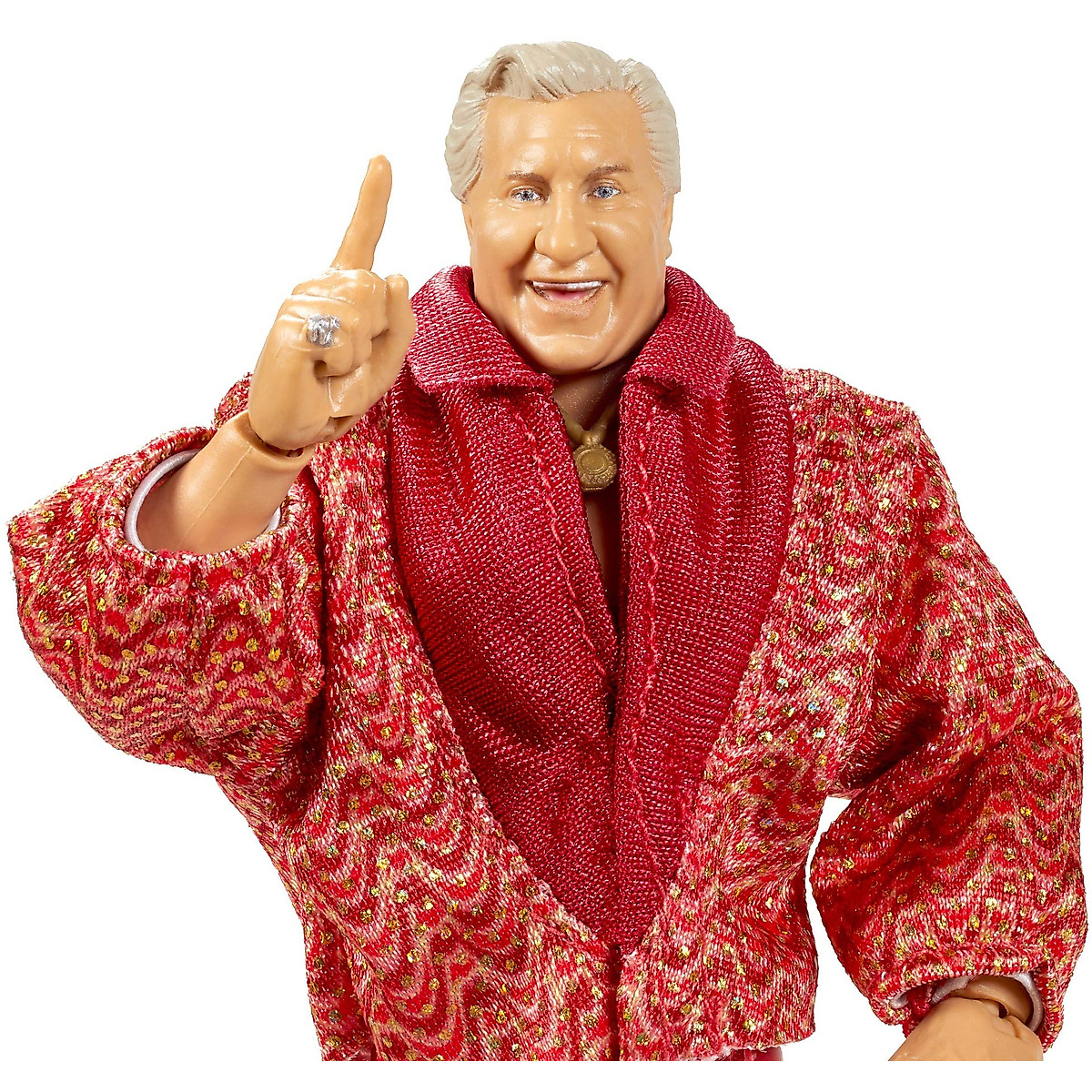 WWE MATTEL Elite Collection Classy Freddie Blassie Deluxe Action Figure with Realistic Facial Detailing, Iconic Ring Gear & Accessories