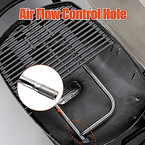 MARS CAMP 41862 Grill Burner Replacement for Weber 69956/60041 Compatible with Weber Q200, Q220, Q2000 Q2200, 396000, 396001, 396002, 566002, 53060001,304 Stainless Steel,20.5 Inches