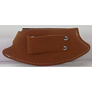 Genuine Leather Ulu Knife Quality Sheath Natural - For Inupiat Knife Only