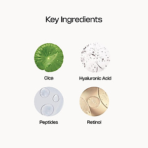 Meebak Cica Cream | Daily Repair Moisturizer with Niacinamide, Ceramide, & Retinol | Deep Hydration & Soothing | Locks in Moisture | Suitable for Sensitive Skin