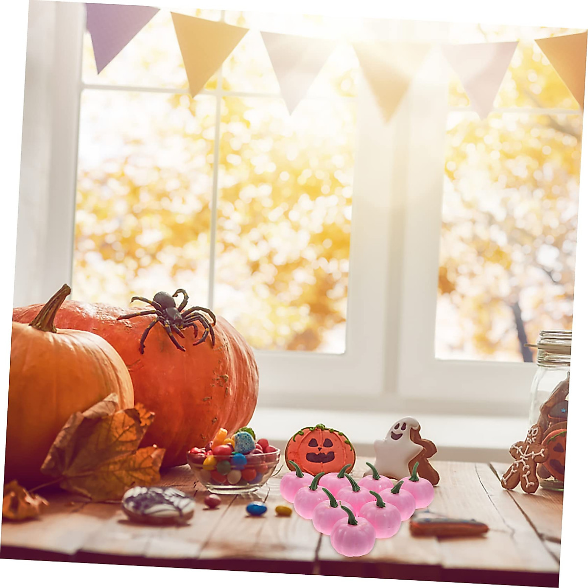 BESTOYARD 36 Pcs Artificial Pumpkin Halloween Pumpkin Prop Halloween Centerpiece Simulation Pumpkin Decor Pumpkin Ornaments Halloween Pumpkin Decor Little Pumpkin Fake Pumpkin Foam