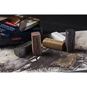 Derwent XL Charcoal Blocks Sanguine Each