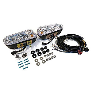 Universal HALOGEN HEADLAMP LIGHT KIT for Boss Curtis Western Blizzard Snowdogg by The ROP Shop