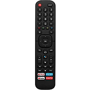 ERF2K60H Remote Compatible with Hisense Quantum 4K ULED UHD LED Android Smart TV - No Voice Control