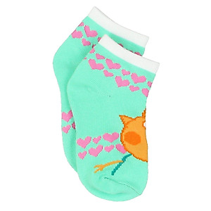 Peppa Pig Girls 6 pack Socks (X-Small (2-4), Friends Quarter Multi)