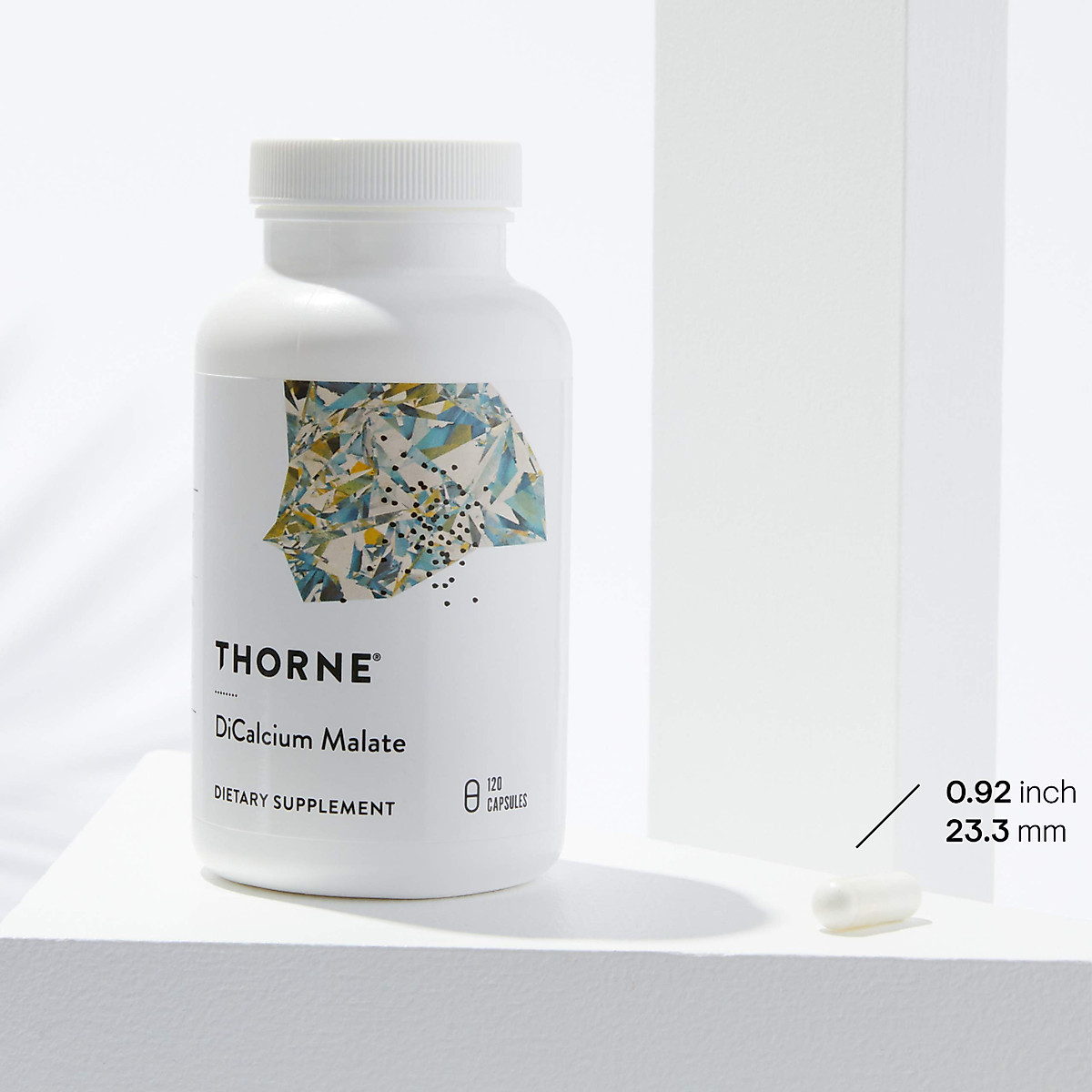 Thorne Calcium - (Formerly DiCalcium Malate) - Chelated Calcium for Enhanced Absorption with DimaCal for Bone Density Support - 120 Capsules