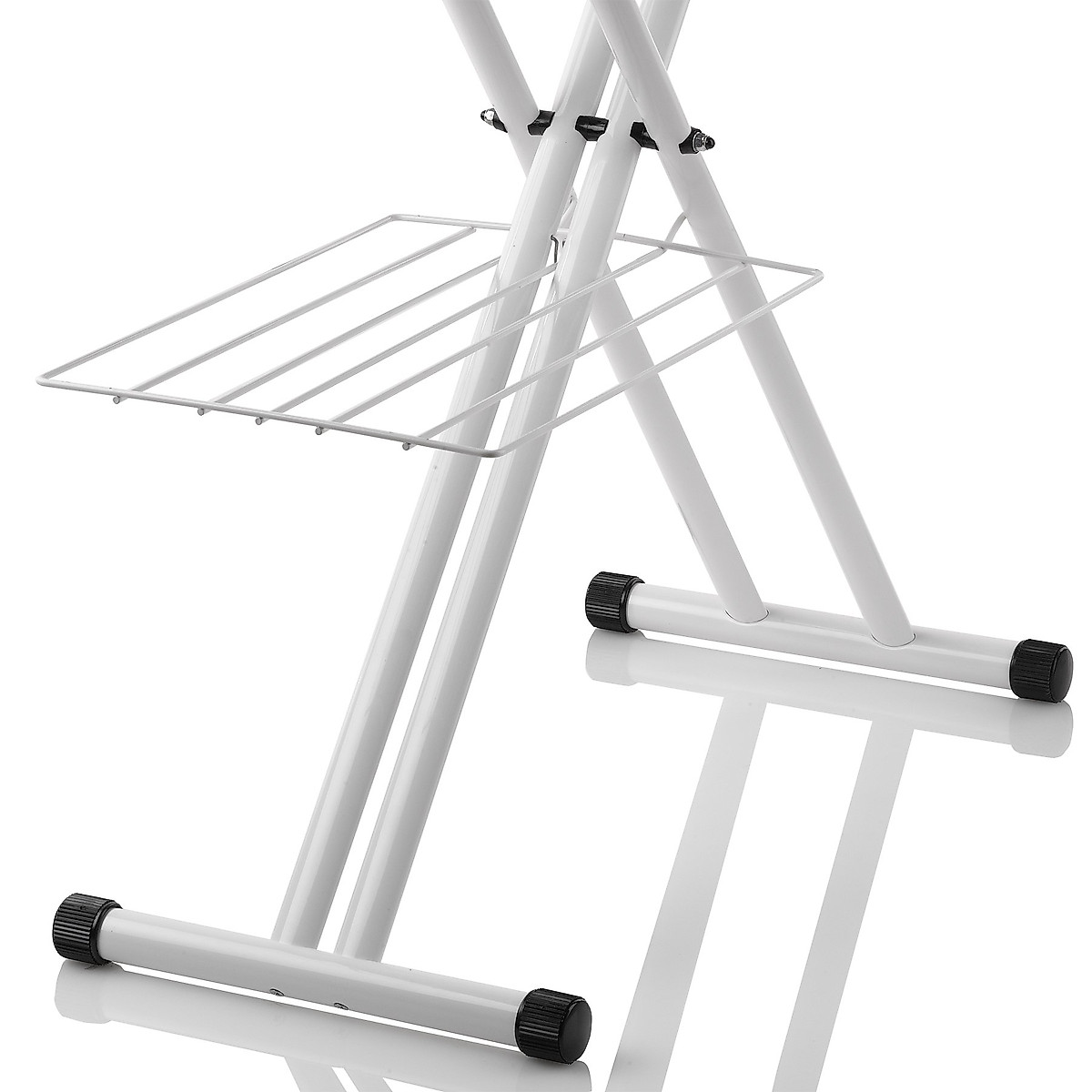 Reliable 320LB Home Ironing Board - Made in Italy 2-in-1 Home Ironing Table with Large 55 Inch Pressing Surface (Extended), Iron Board Made with Heavy-Duty Tube Frame Construction, Strong Iron Rest