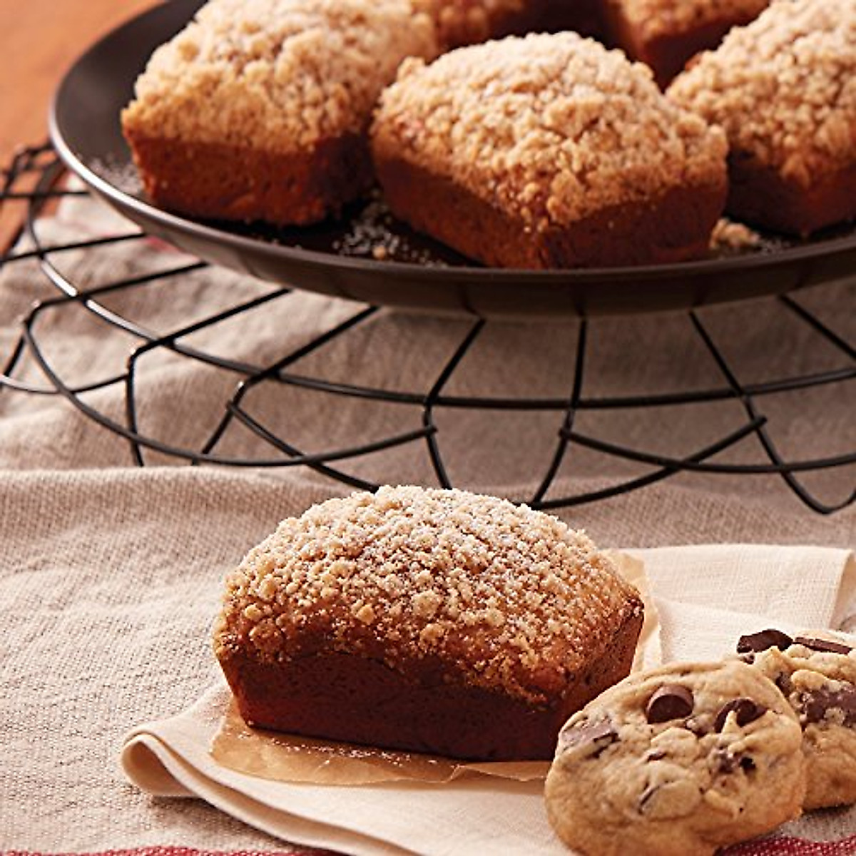 Wilton Recipe Right Non-Stick Mini Loaf Pan Set, Small Loaf Pans for Baking, 3-Piece Cookware Set, 5.75 x 3 in., Steel