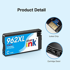 starink Remanufactured 245XL Black Ink Cartridge Replacement for Canon 245 XL for Pixma MX492 MX490 TR4520 MG2522 TS3322 TS3122 TR4522 TR4500 MG2500 MG2520 MG3022 MG2922 Printer, 2 Packs