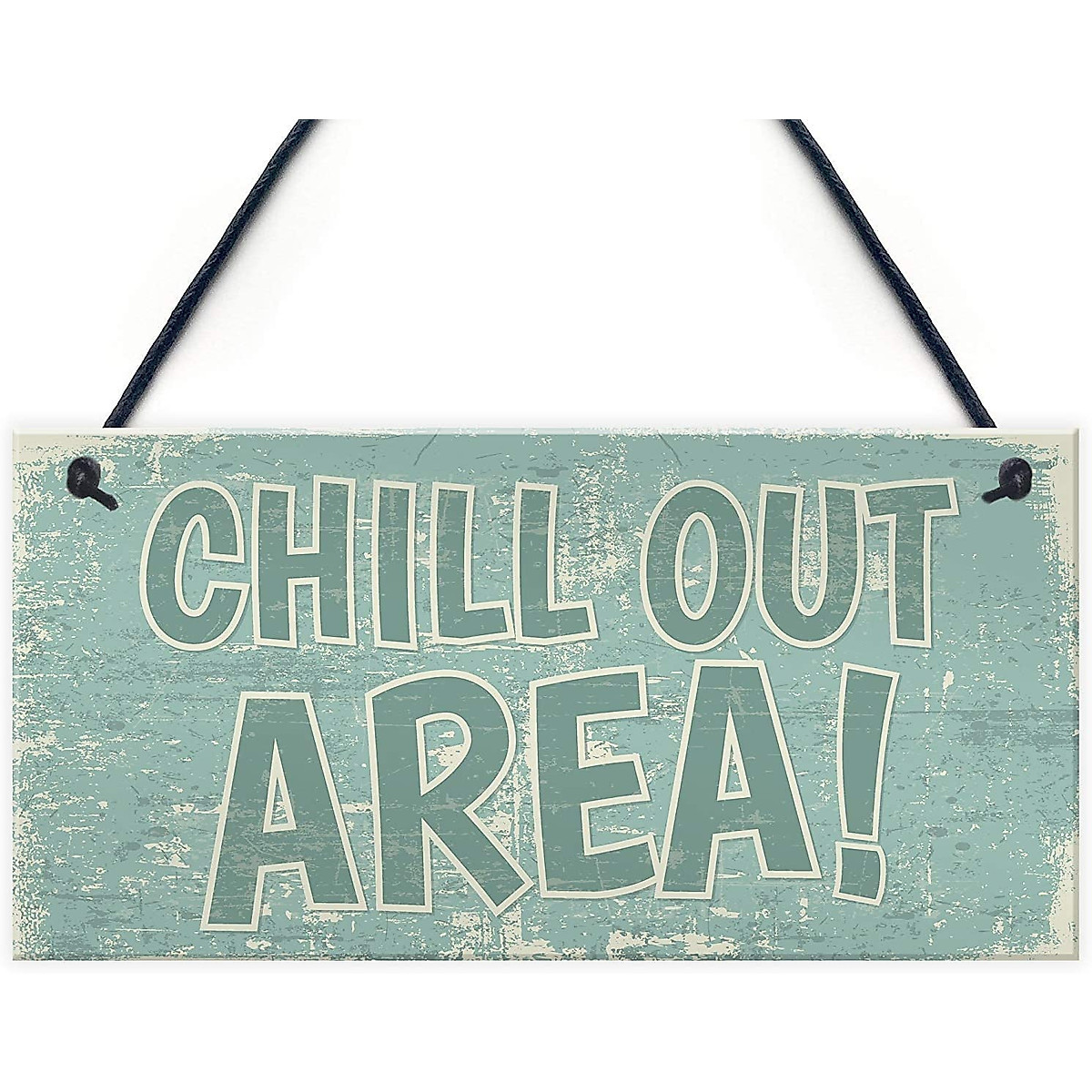 Baobab's Wish New Wood Sign 10x5 Inch Chill Out Area Hot Tub Man Cave Shed for Home Decor Garden Yard Signs Wall Sign Plaque Farm House Gifts