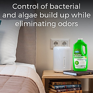 Daley Mint Towel + 2 Best Air Humidifier Water Treatment, 32oz | Powerful Bacteriostatic Formula to Eliminate Odor & Buildup | Increases Life of Home Humidifier and Wick