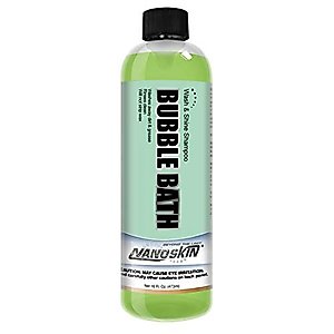 Nanoskin BUBBLE BATH Foaming Car Wash Shampoo 16 Oz. - Works with Foam Cannon, Foam Gun, Bucket Washes, Car Soap for Pressure Washer | For Car, Truck, Motorcycle, RV & More | Green Apple Scented