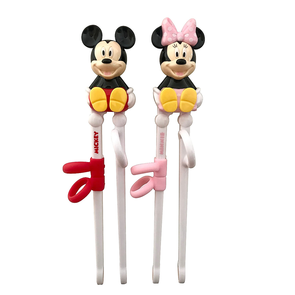 Mickey & Minnie Chopsticks for Right-handed Children Kids, 2 pairs