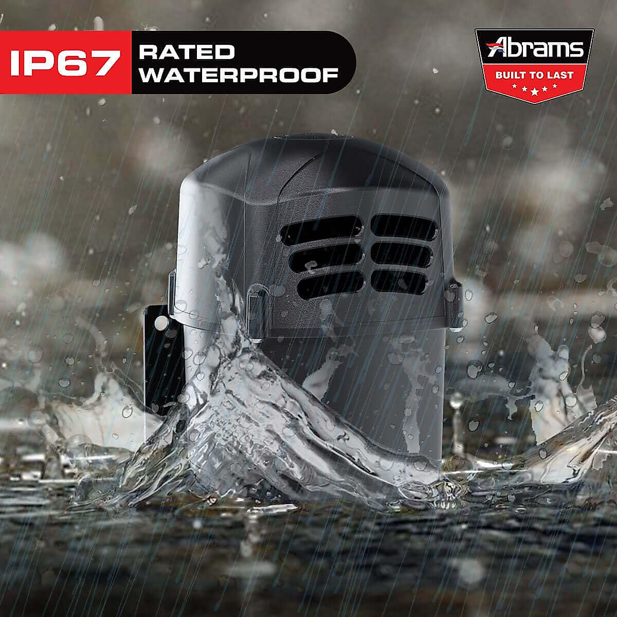 Abrams Tornado Low Frequency Siren Intersection Clearing System (add-on to any 100-200 watt siren system) SWAT Fire Truck EMS ATV POV Police Car Siren Speaker System Powerful Low Vibration Tone