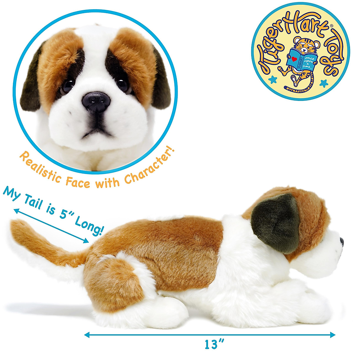 TigerHart Bernadette The Saint Bernard - 17 Inch Stuffed Animal Plush