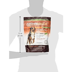 ArthriMAXX Dog Supplements for Joint Inflammation & Arthritis, Naturally Potent Dog Joint Care, Delicious Soft Chews with Turmeric, Omega 3, & Glucosamine for Dogs, Natural Liver Flavor, 120 Pc