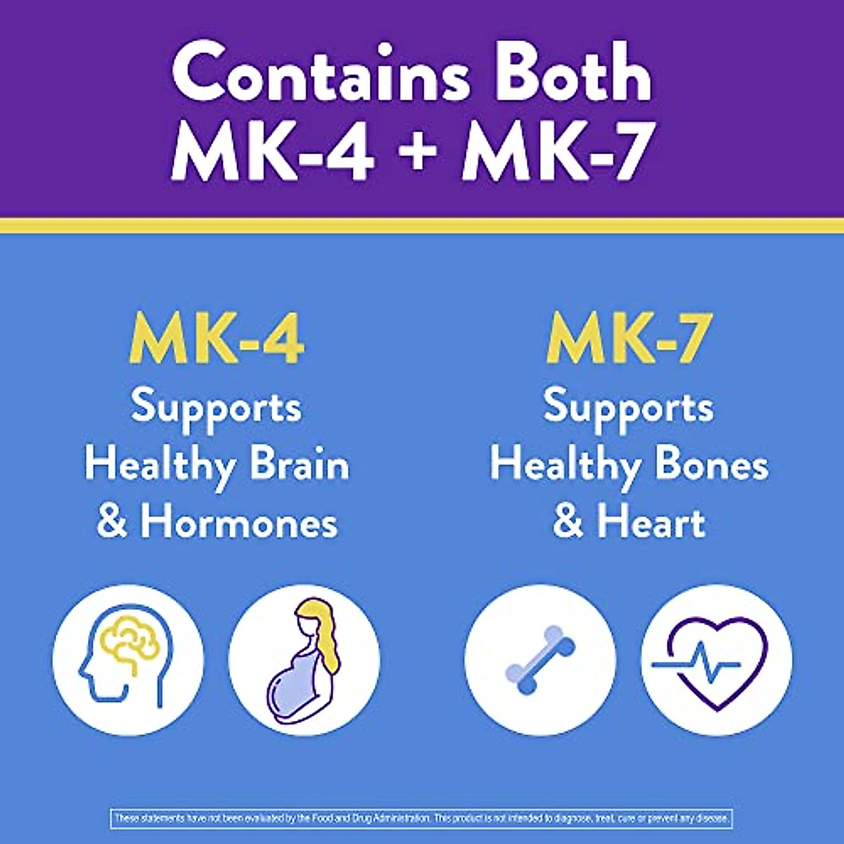 InnovixLabs Full Spectrum Vitamin K2 with MK-7 and MK-4, All-Trans Bioactive K2, 600 mcg K2 per Pill, Soy & Gluten Free, Non-GMO, 90 Capsules, Supports Healthy Bones & Arteries Vitamin K2 MK7 + MK4