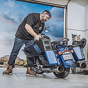 Rockford Fosgate HD14-SBSUB Dual 10" Saddlebag Subwoofer & Amplifier Kit for Select 2014+ Harley Davidson Motorcycles