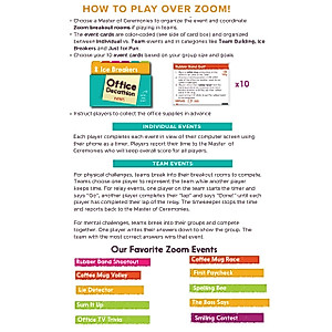 Office Decathlon Game by Gray Matters Games, Office Game for Coworkers, Olympic-Inspired Team Building Game for Work with Fun Ice Breaker Activities