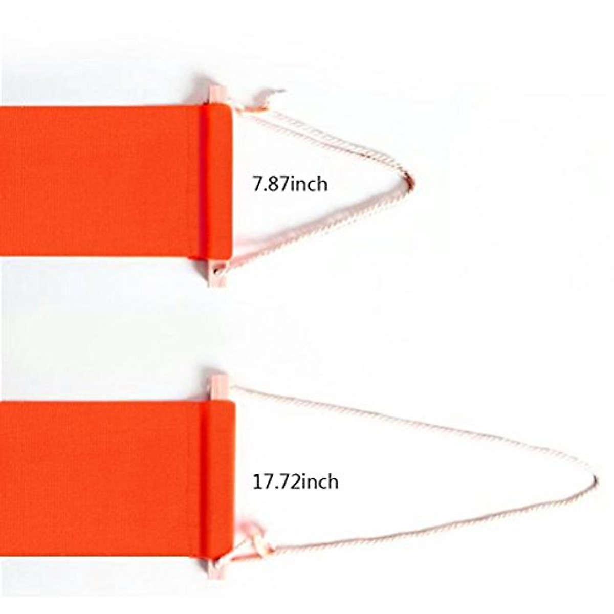 AccMart Adjustable Mini Foot Rest Stand Office Desk Feet Hammock Orange