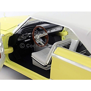 Road Signature 92568Y 1964 Mercury Marauder Yellow 1/18 Diecast Model Car