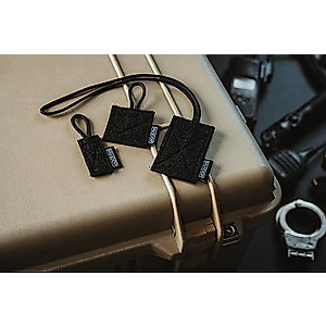THE MIC LOOP Micro - Keeps Portable Radio Mic in Place for Police/Law Enforcement BLACK
