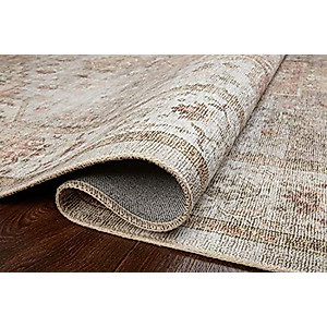 Loloi II Heidi Collection HEI-02 SAGE/Multi, Traditional 7'-6" x 9'-6" Area Rug